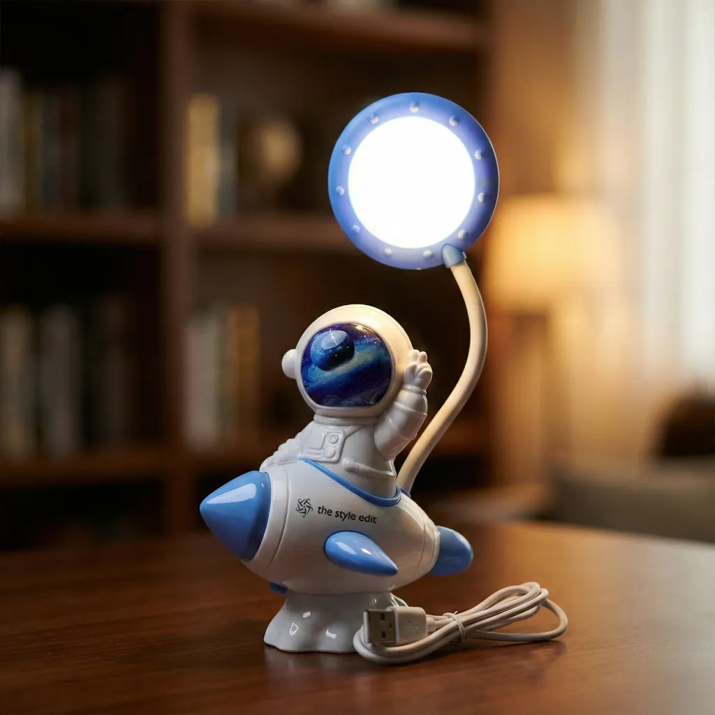 Galaxy Explorer Astronaut Usb Lamp Thestyleedit